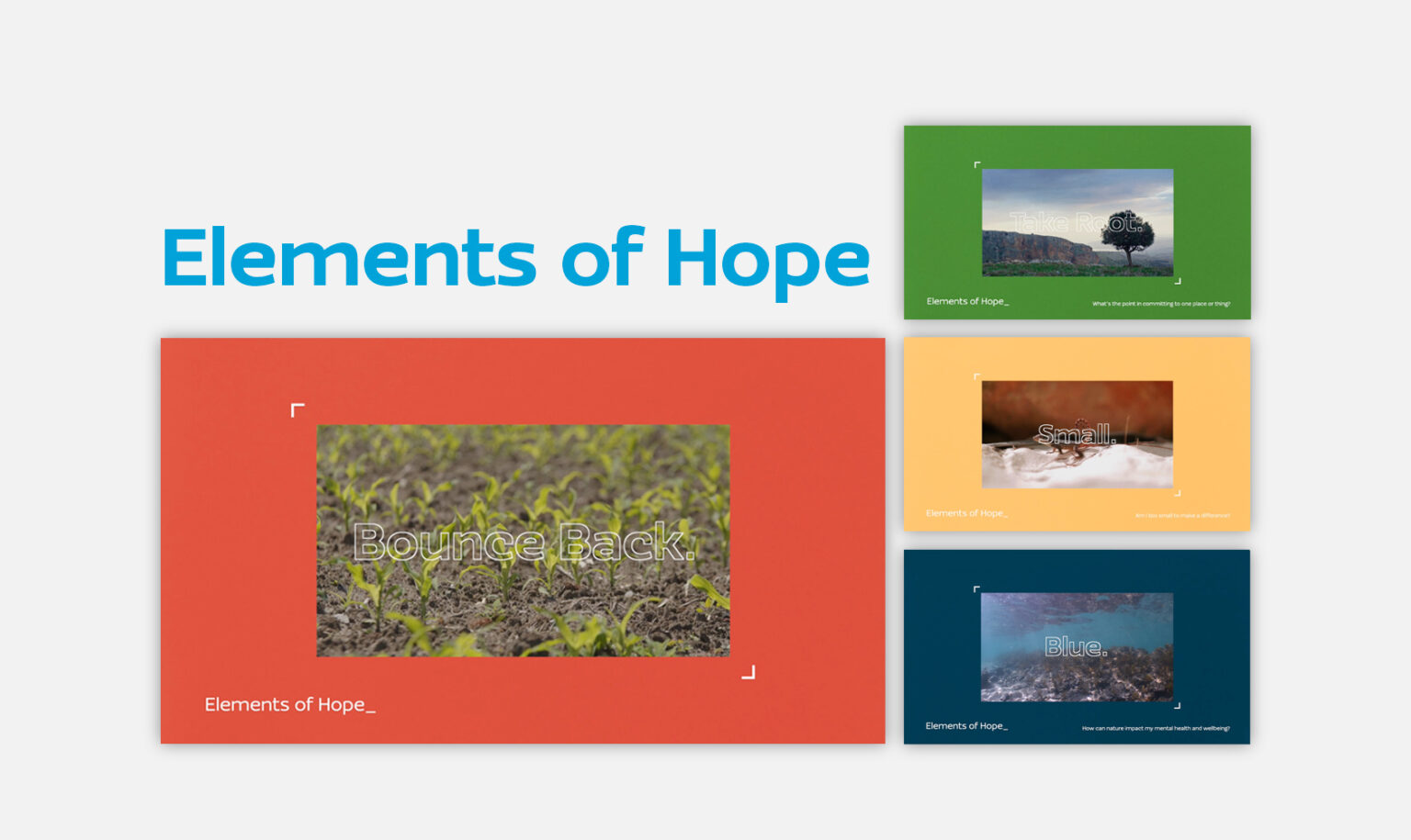 Elements of Hope - Resources